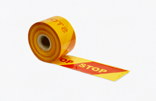 Polietileno juosta "Stop", P-100mm; L-200m. - Helso