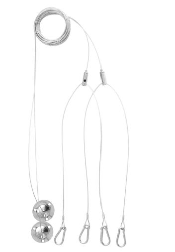 LED panelės 600x600 pakabinimo komplektas 1,5m - Helso