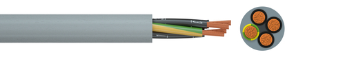 Kabelis YSLY-JZ 7x0,75 mm² 300/500V pilkas - Helso