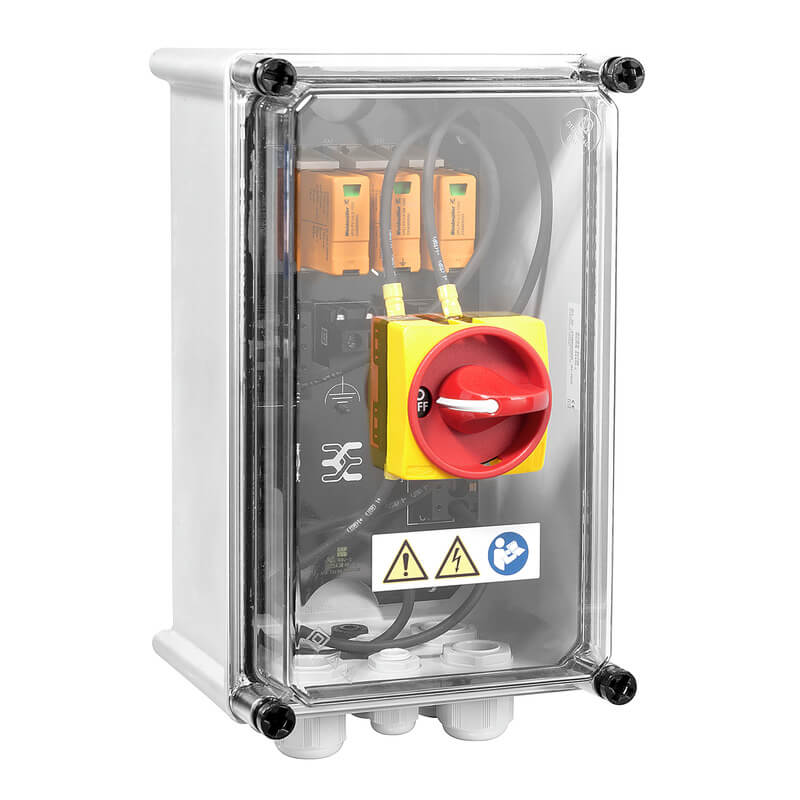 PV Comb.Box 1MPPT 3In/3Out viršįt.aps. I/II kirtik - Helso