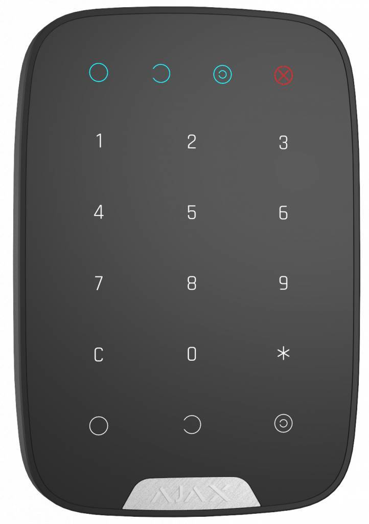 Keypad bevielė sensorinė klaviatūra, juoda - Helso
