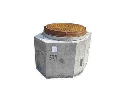 Kabelinis šulinys RKŠ-3-6, pusinis apat.dalis - Helso