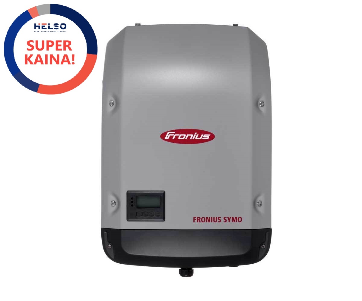 Saulės inverteris Fronius Symo 5.0-3-M WLAN/LAN/Webserver - Helso